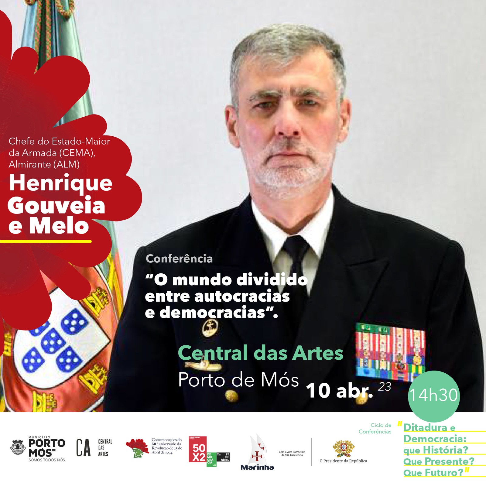 Conferência “O mundo dividido entre as autocracias e democracias' – Alm ...